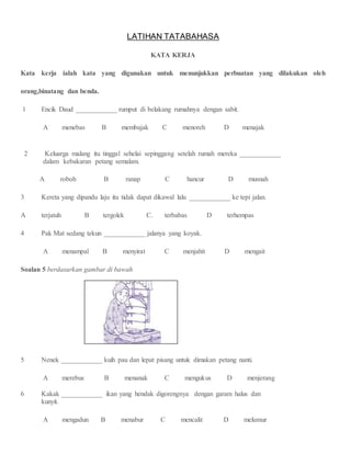 Latihan tatabahasa | DOCX