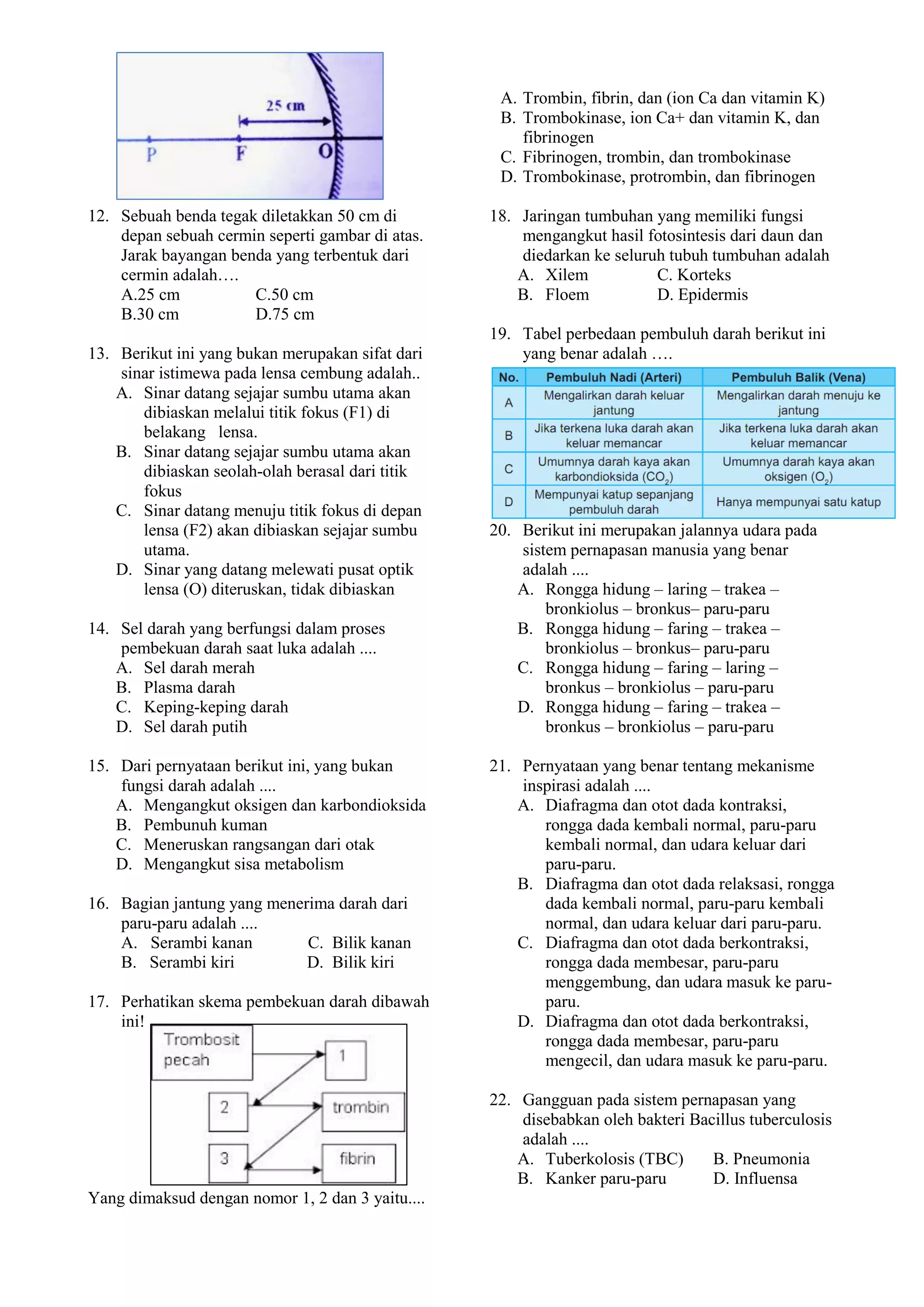 Latihan uts ipa | PDF