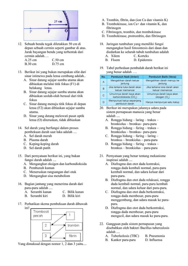Latihan uts ipa | PDF
