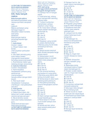 Latih tubi tatabahasa | PDF