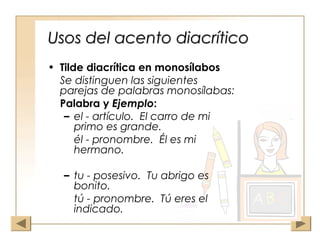 La tilde diacritica | PPT