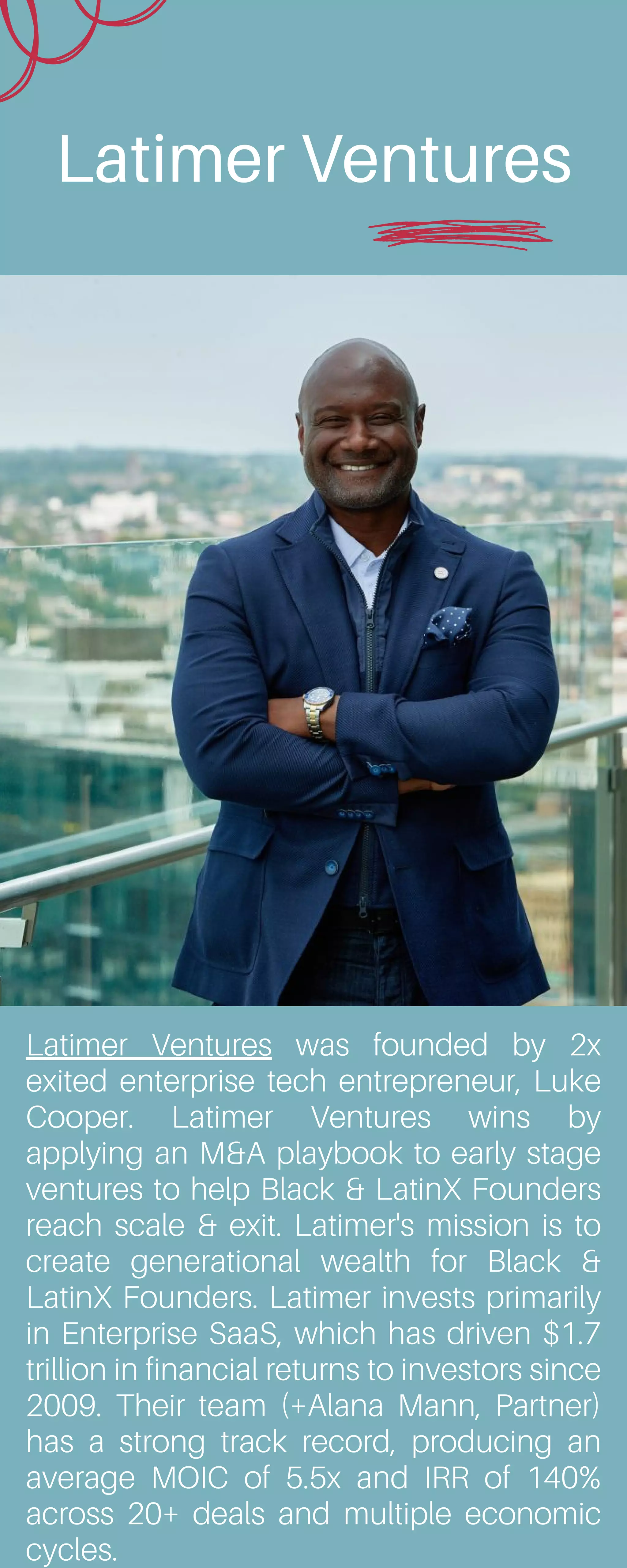 Latimer Ventures - Mission is to create generational wealth for Black ...