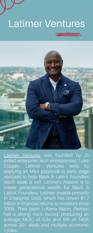 Latimer Ventures - Mission is to create generational wealth for Black ...