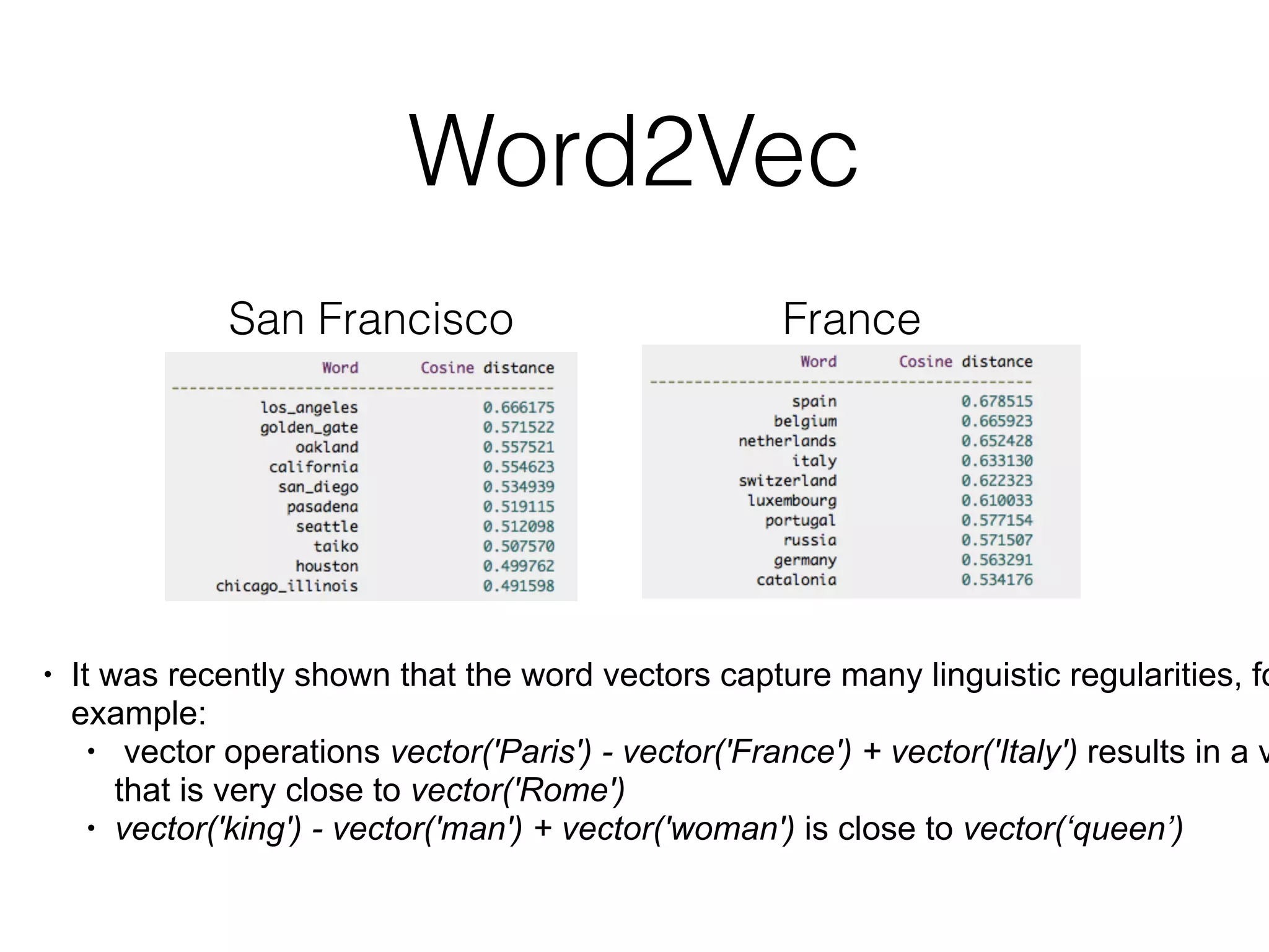 Representation Learning of Vectors of Words and Phrases | PDF