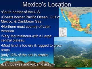 Latin america-geography-comparison-mexico-venezuela-1 | PPT