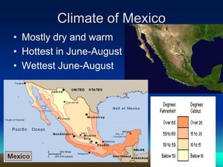 Mexico Climate Map