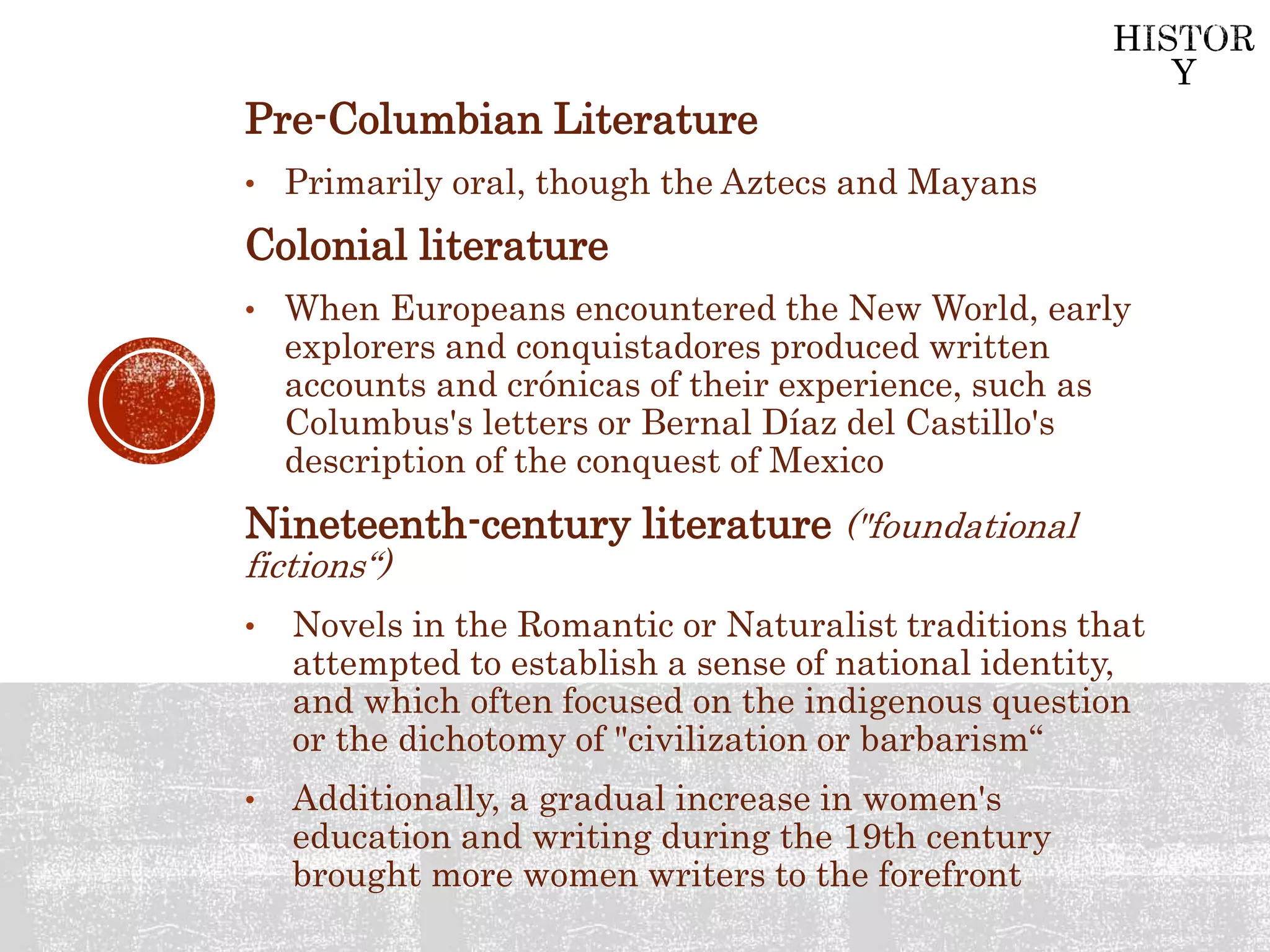Latin american Literature | PPTX