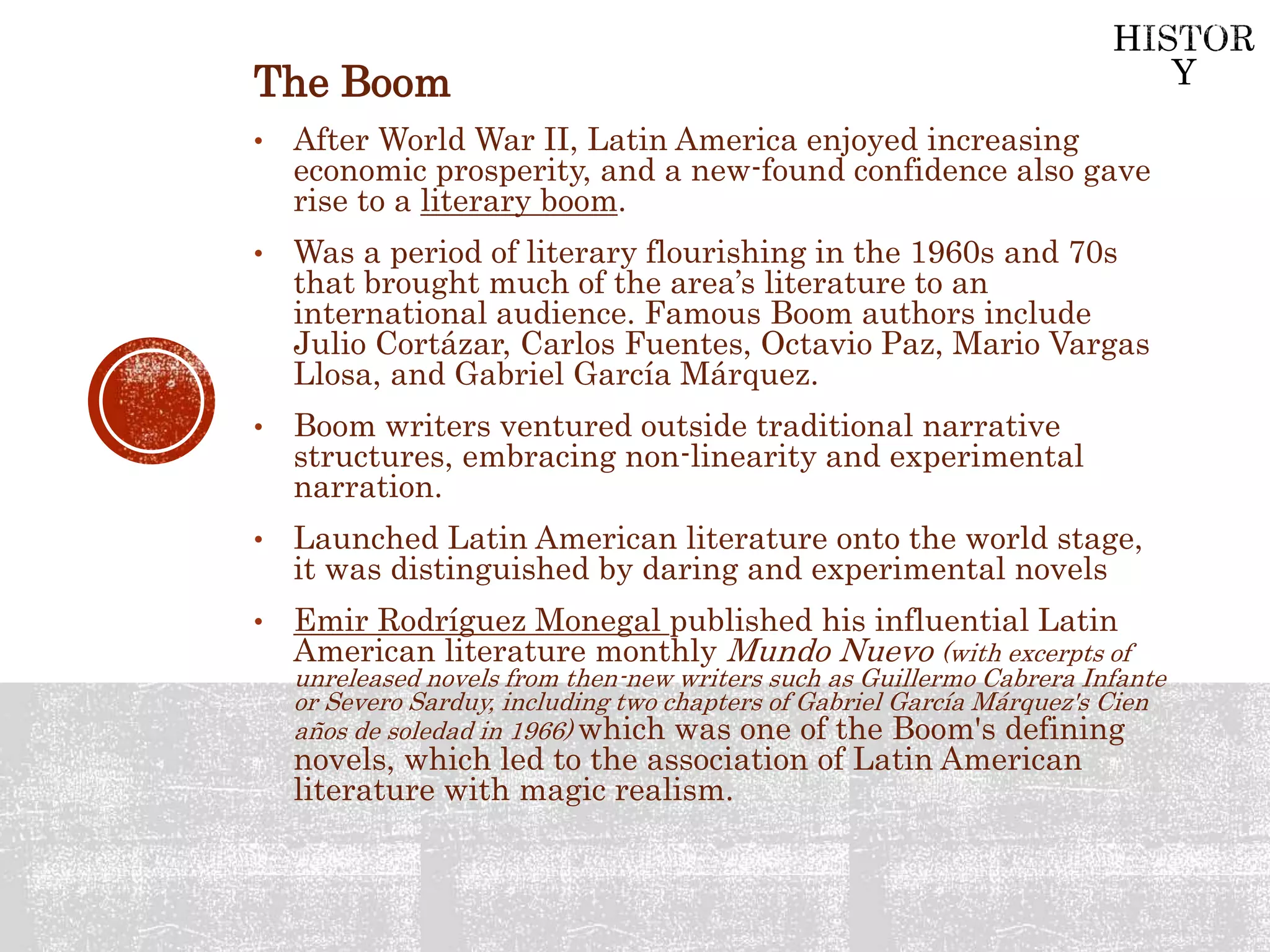 Latin american Literature | PPTX