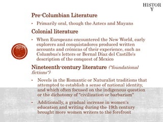 Latin american Literature | PPTX