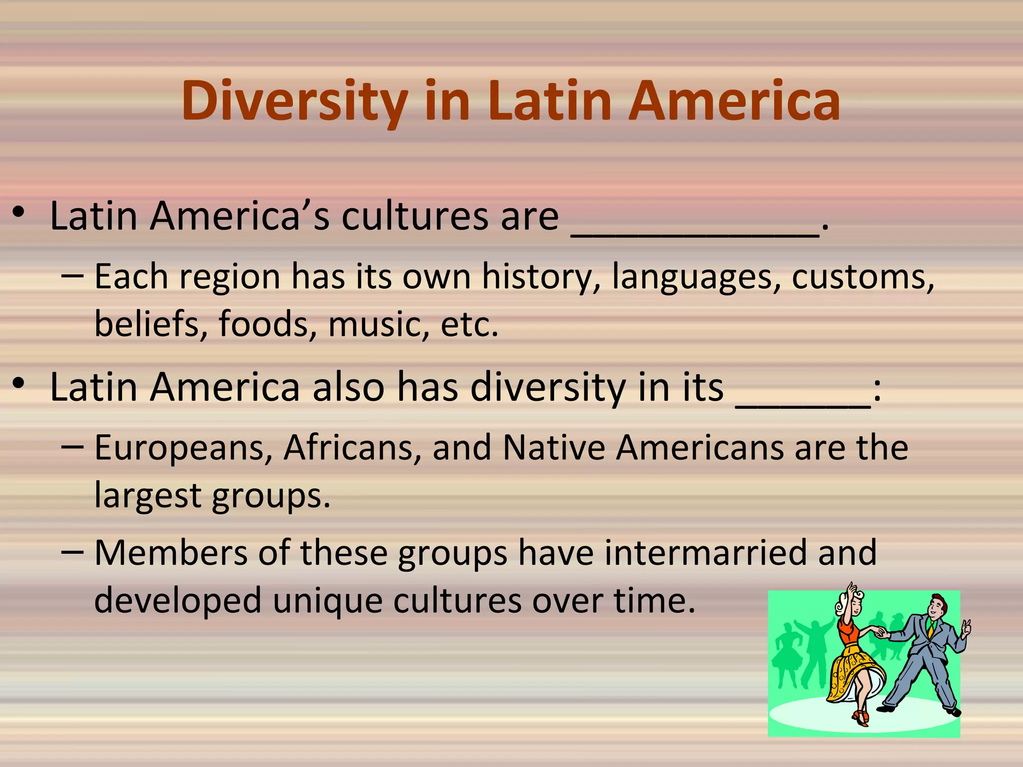 Latin american-culture-cloze-notes | PPT