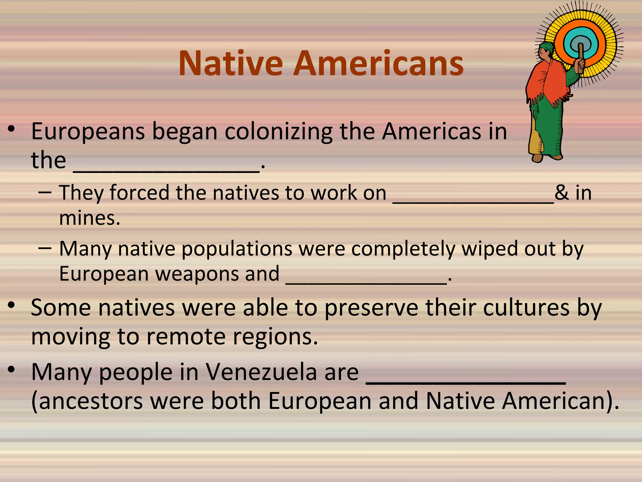 Latin american-culture-cloze-notes | PPT