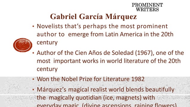Latin- American Literature.pptx | Fiction | Books and Literature