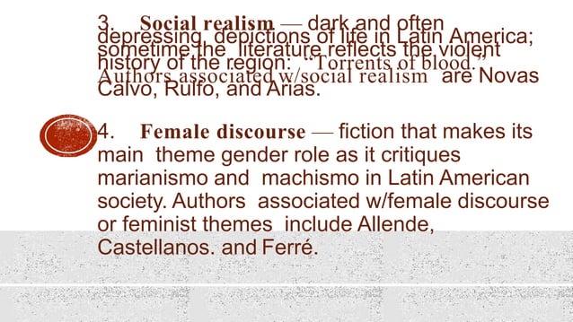 Latin- American Literature.pptx | Fiction | Books and Literature