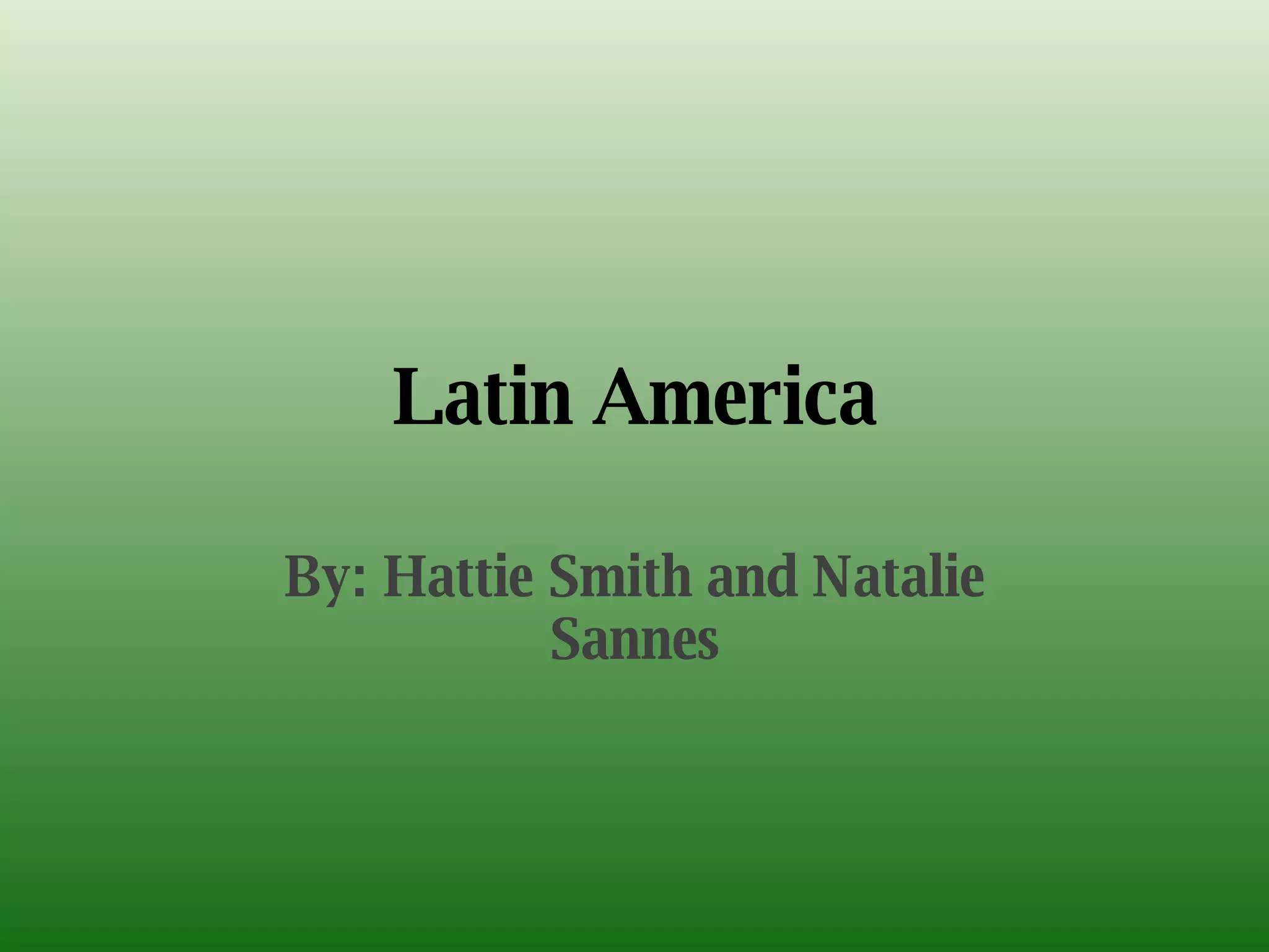 Latin America | PPT