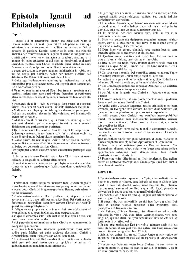 Latin - The Epistle of Ignatius to the Philadelphians.pdf