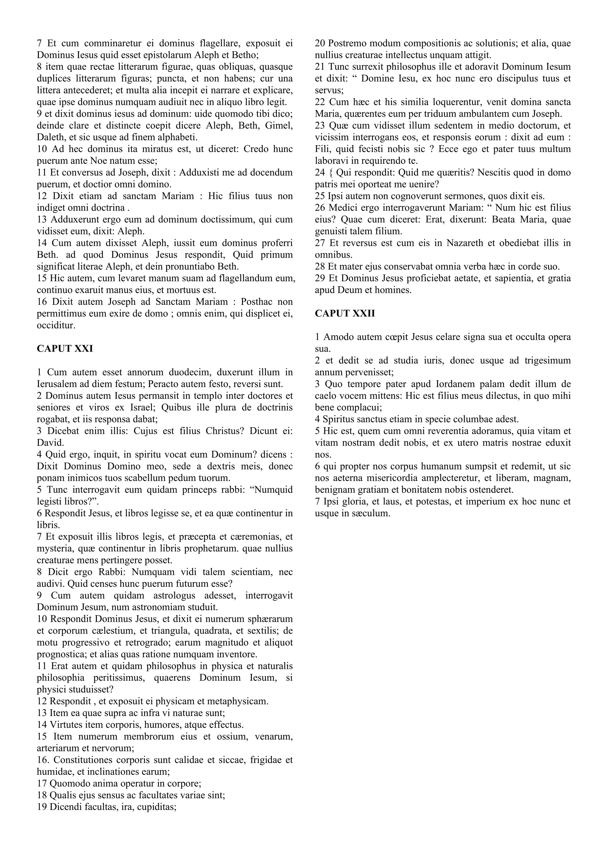 Latin - The First Gospel of the Infancy of Jesus Christ.pdf