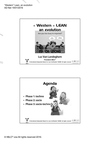 Western LEAN -Evolution | PDF