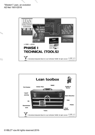 Western LEAN -Evolution | PDF