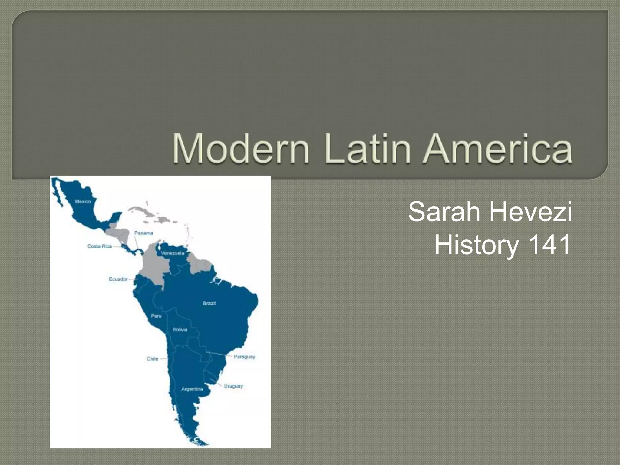 Latin america | PPTX