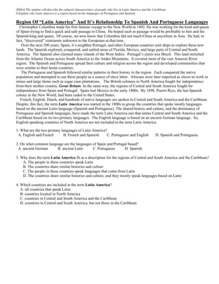 Latin america crct_prep_notes | PDF