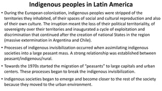 Latin america indigenous people | PPTX