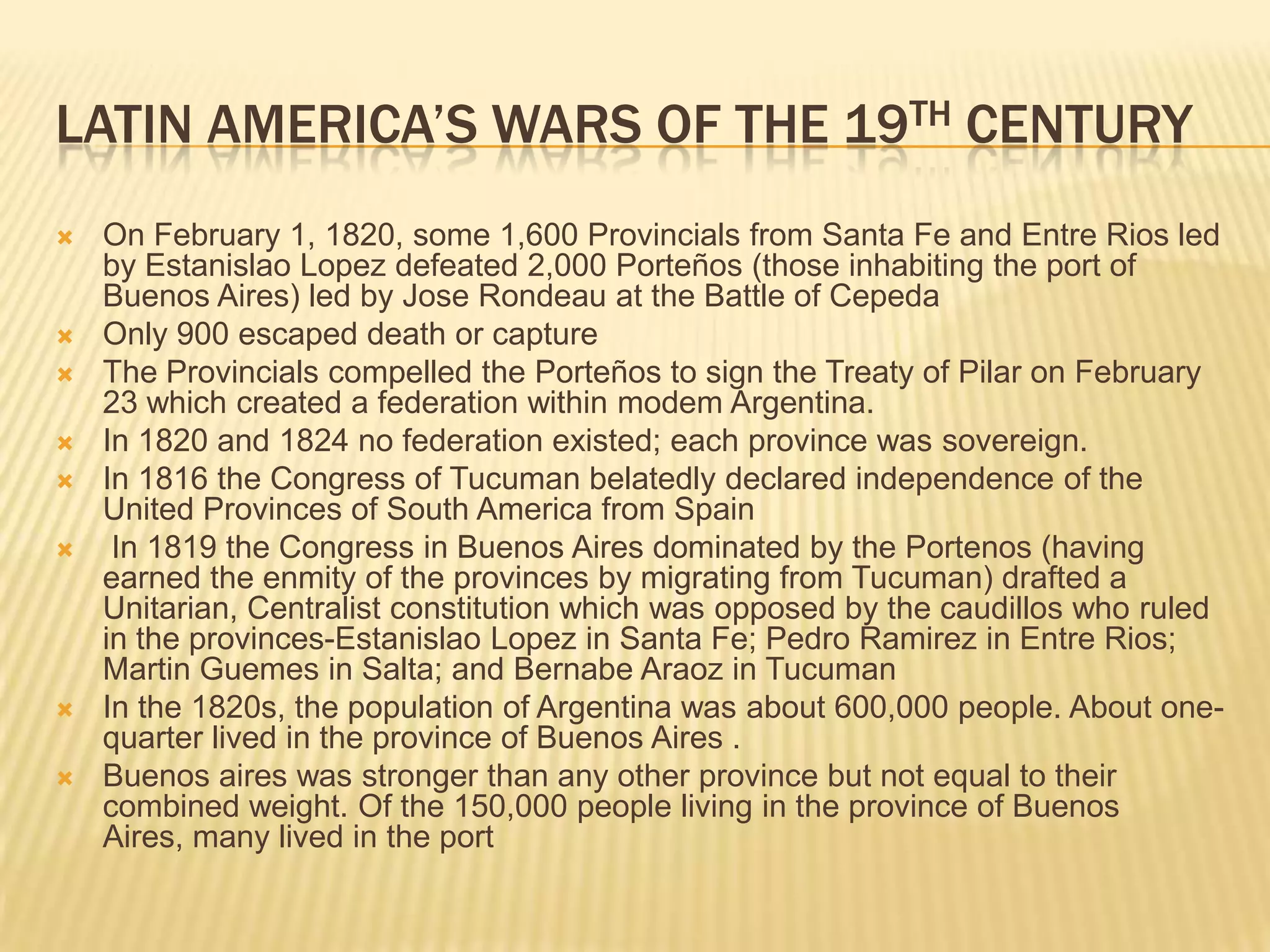 Latin America In The 19th Century | PPT