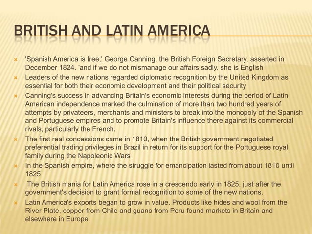 Latin America In The 19th Century | PPT