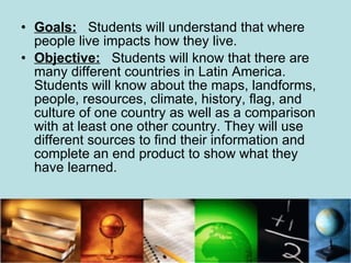 Latin america lessons | PPT | Educational Assessment | Education