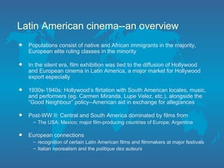 Latin American Cinema | PPT