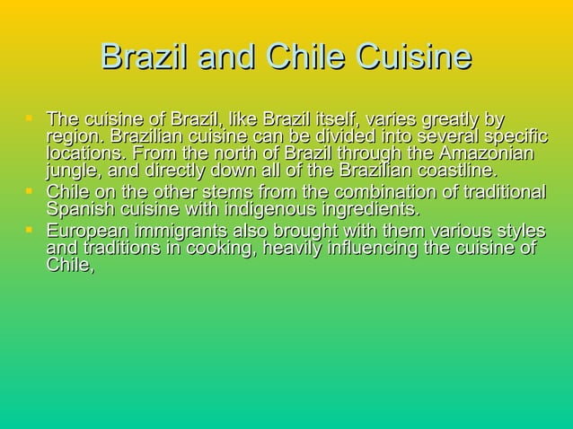 Latin American Cuisine | PPT