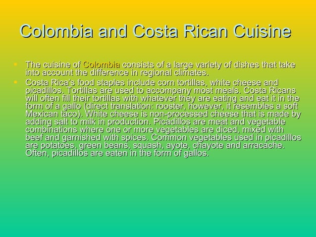 Latin American Cuisine | PPT