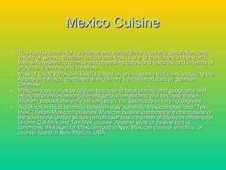 Latin American Cuisine | PPT