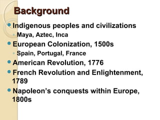 Latinamericanindependencemovementsandrevolutions 090319164612-phpapp02 ...