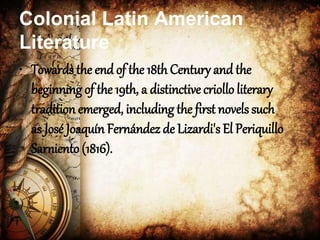 Latin American Literature | PPTX