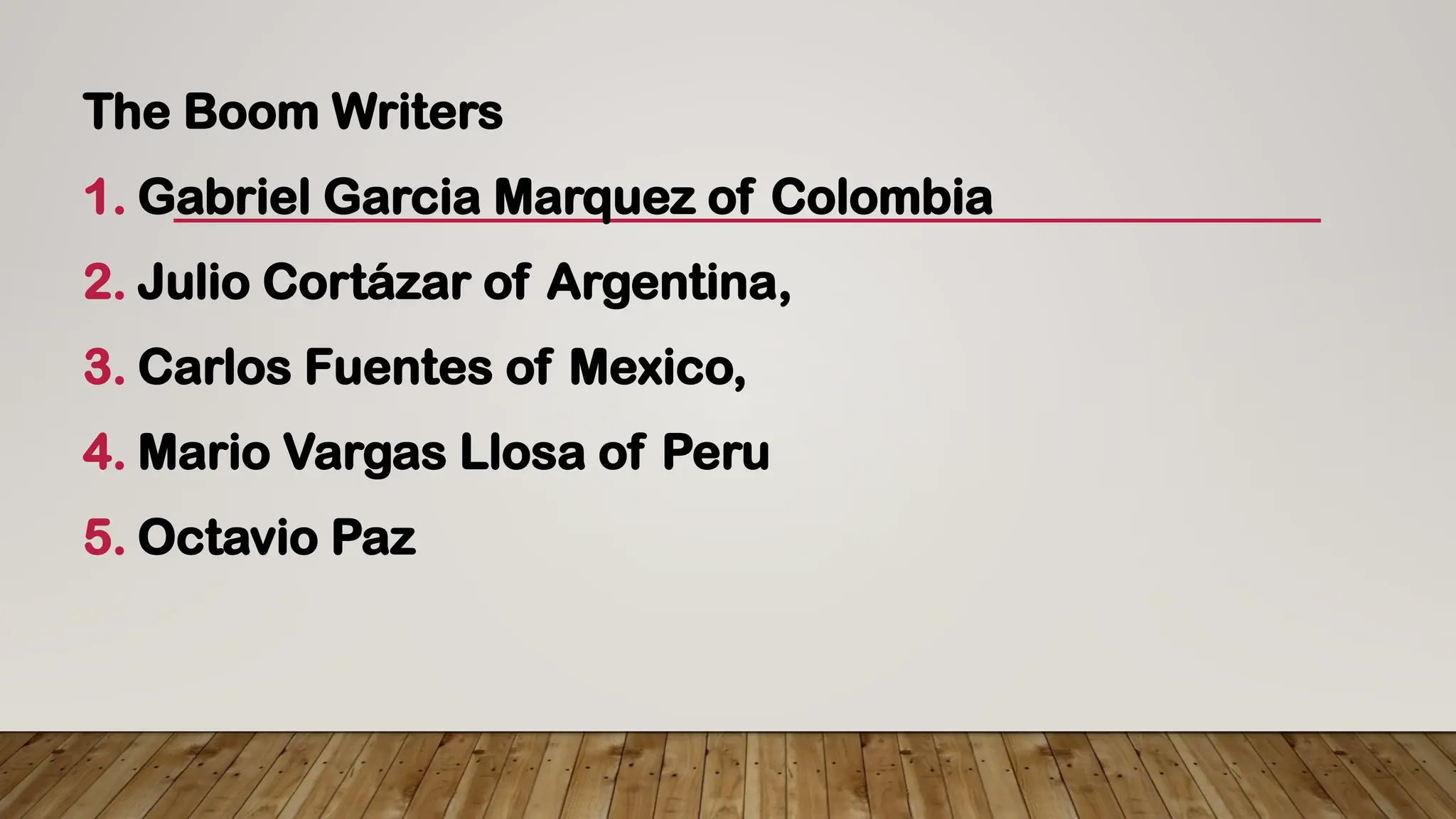 Latin American literature.powerpoint presentation | PPTX