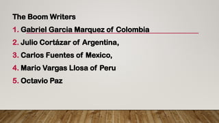 Latin American literature.powerpoint presentation | PPT