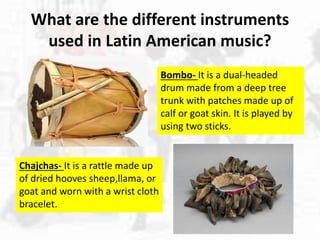 Latin american music | PPTX