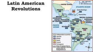 Latin American Revolutions, c. 1789-1830 | PPT