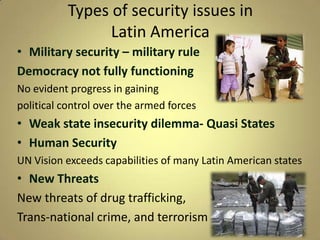 Latin american security.pptx real | PPT