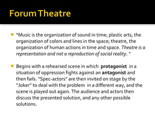 Latin american theatre hill lecture | PPT