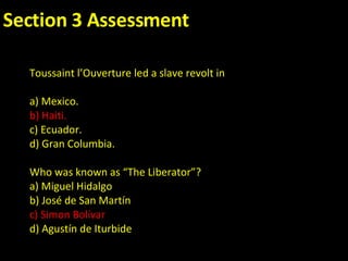 Latin American Wars Independence | PPT