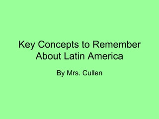 Latin america overview | PPT