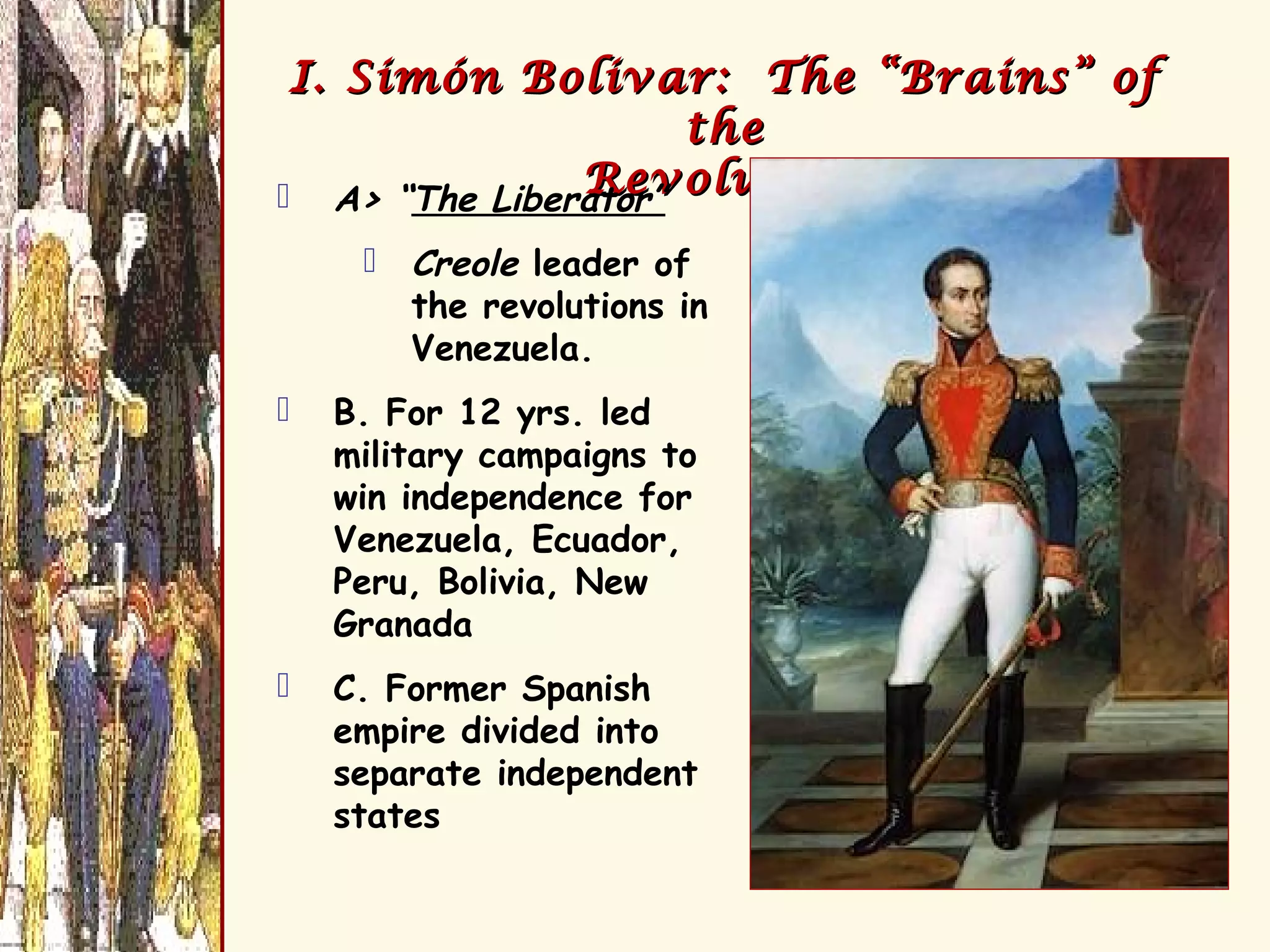 The Age of Revolution: Latin America | PPT