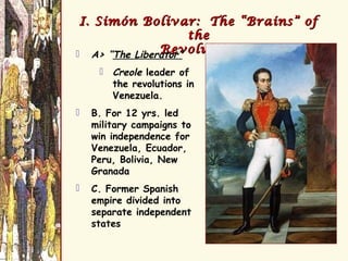 The Age of Revolution: Latin America | PPT