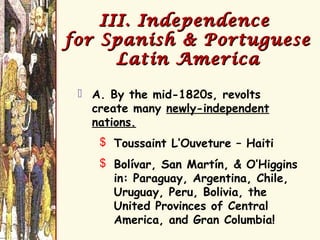 The Age of Revolution: Latin America | PPT