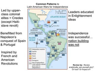 Latin American Revolution Movements | PPTX