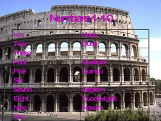 Latin By Rowan Vco Year9 | PPT | Food & Drink