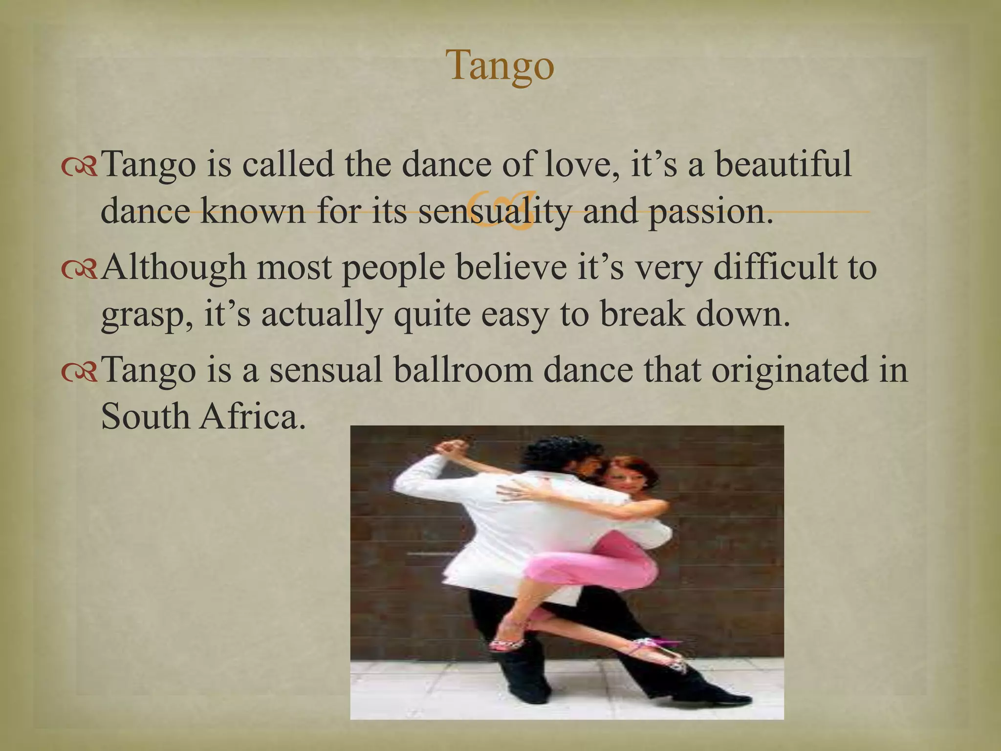 Latin dance presentation | PPTX