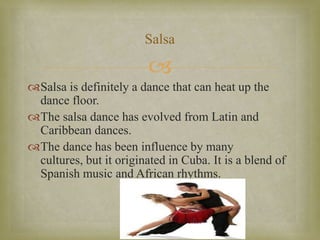 Latin dance presentation | PPTX