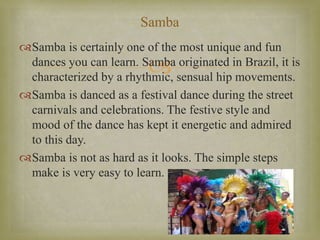 Latin dance presentation | PPTX